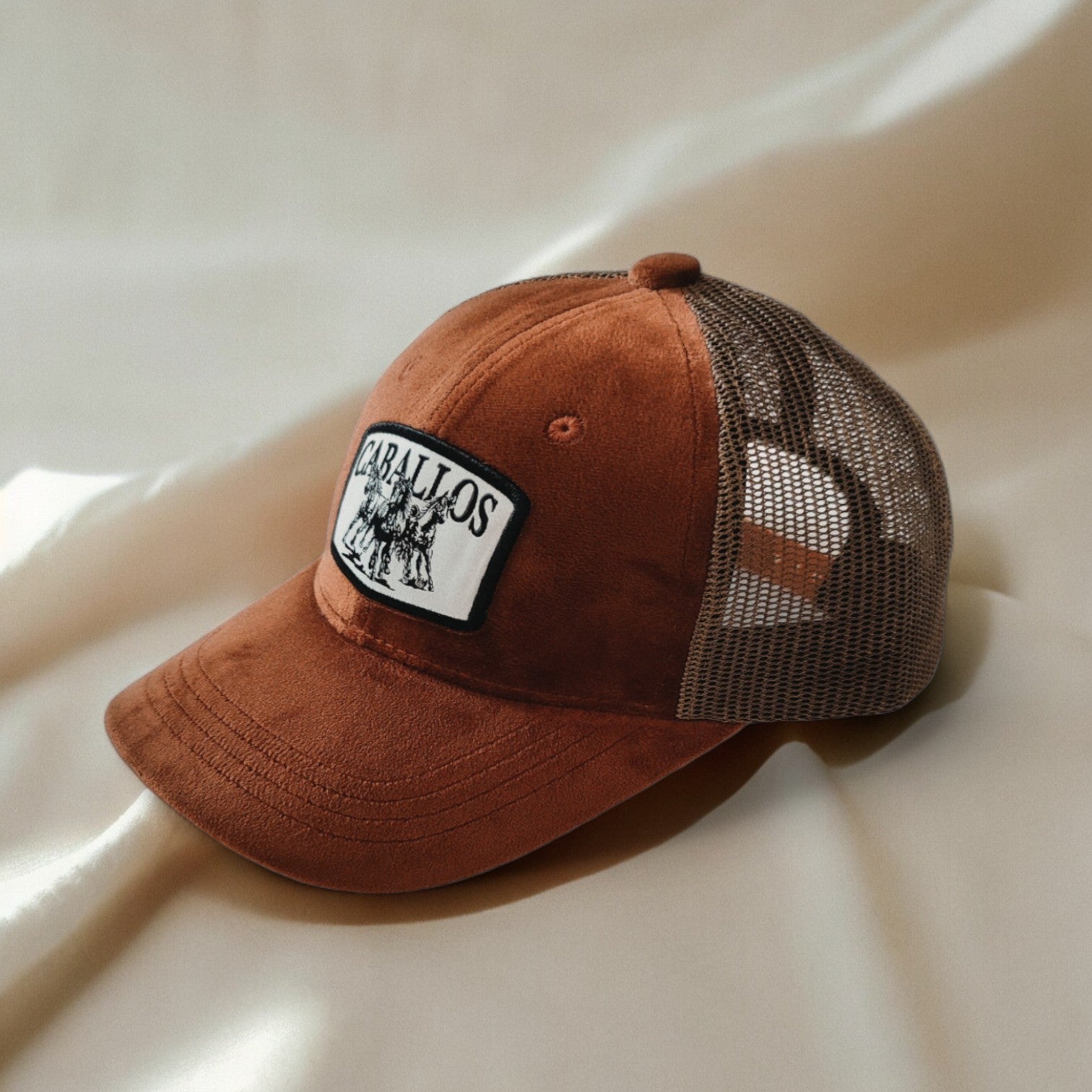 Brown Caballos Premium Suede Cap – WHIM BRIM